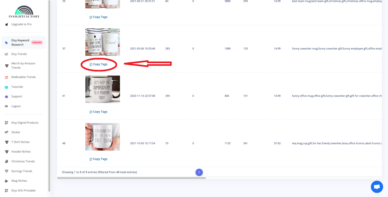How to generate the best Etsy tags for digital art prints with examples ...